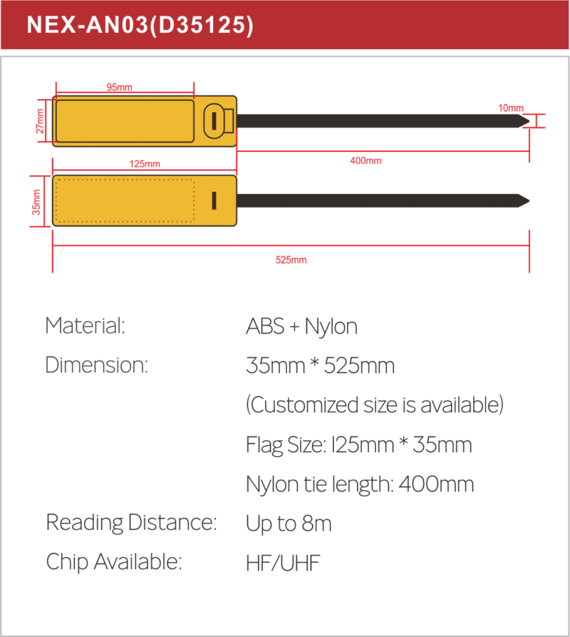 RFID Cable Tie Tag | Nexqo